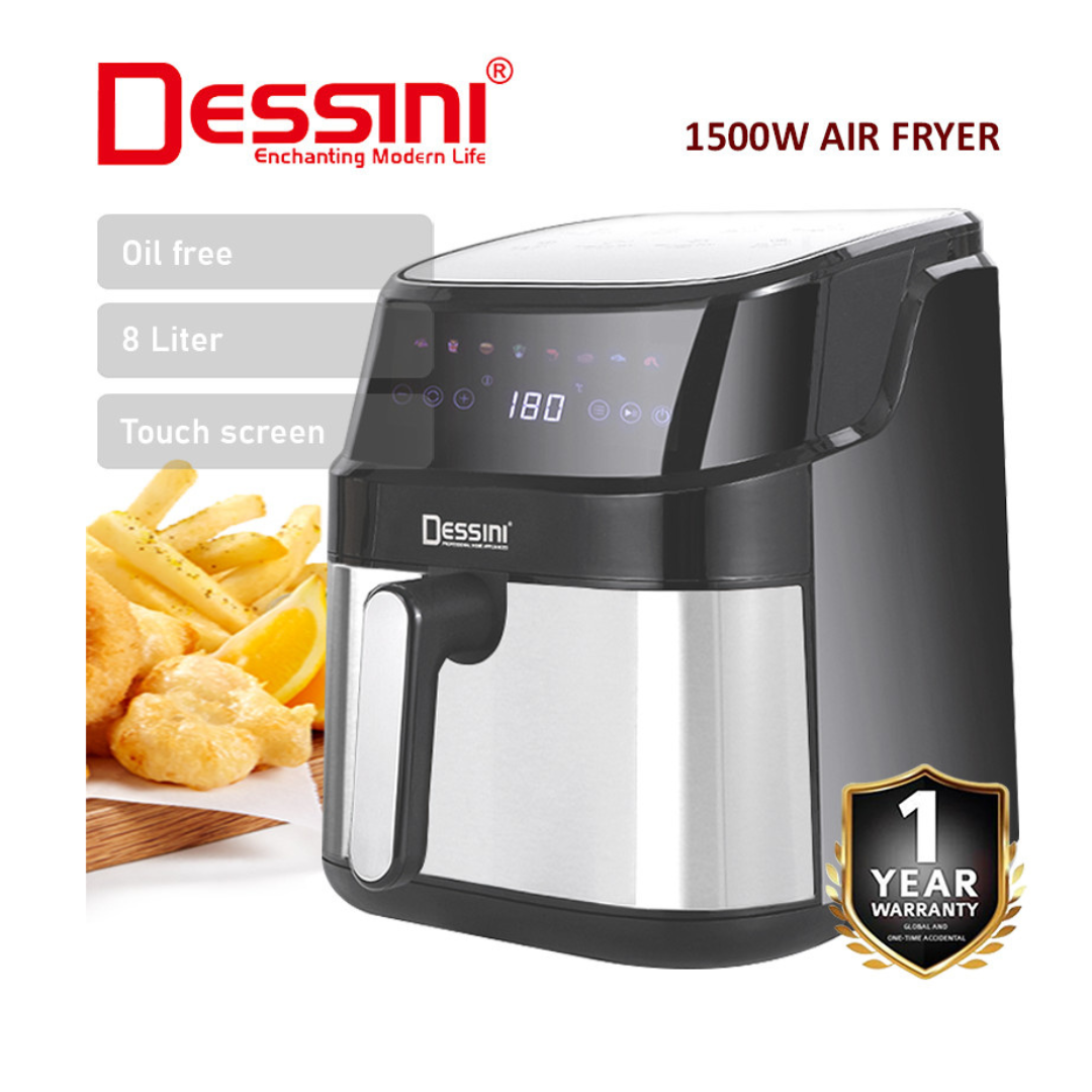 Dessini قلاية هوائية 8 لتر ديجيتال 1500 وات DS-723D - جدد بيتك