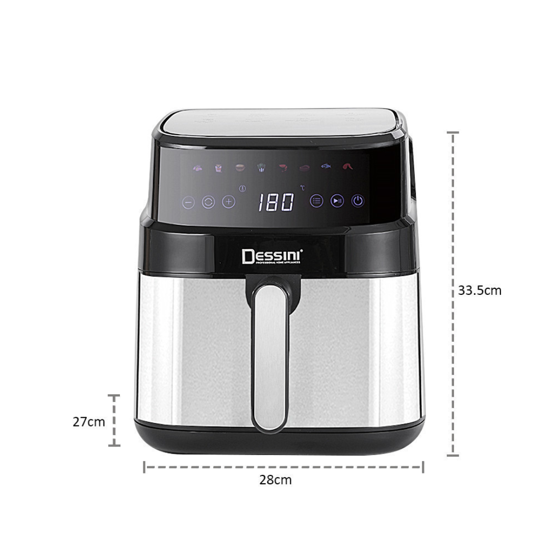 Dessini قلاية هوائية 8 لتر ديجيتال 1500 وات DS-723D - جدد بيتك