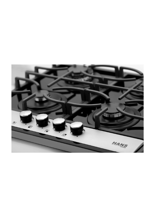 Hans Built-in Ceramic Gas Hob 4 Burners 60cm 6220-19 – Gadd Betak