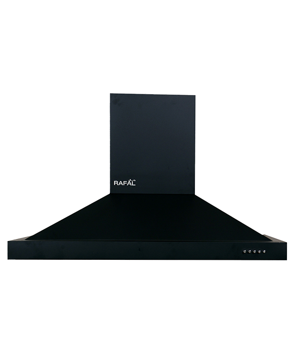 Pyramid extractor hood, 90 cm, black stainless, suction power 1000 m3/h ...
