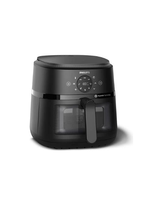 Philips Digital Air fryer 6.2L 1700W Black Rapid Air NA230/00 – Gadd Betak