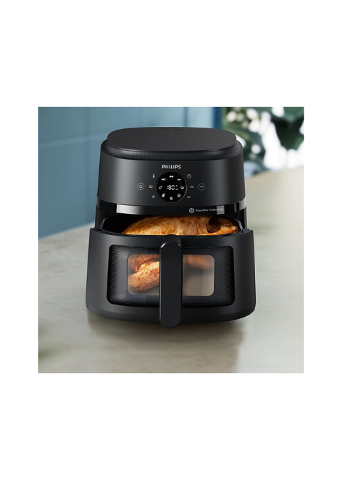 Philips Digital Air fryer 6.2L 1700W Black Rapid Air NA230/00 – Gadd Betak