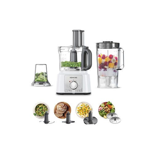 Kenwood Food Processor, 1000 Watt, White – FDP65.400WH – Gadd Betak